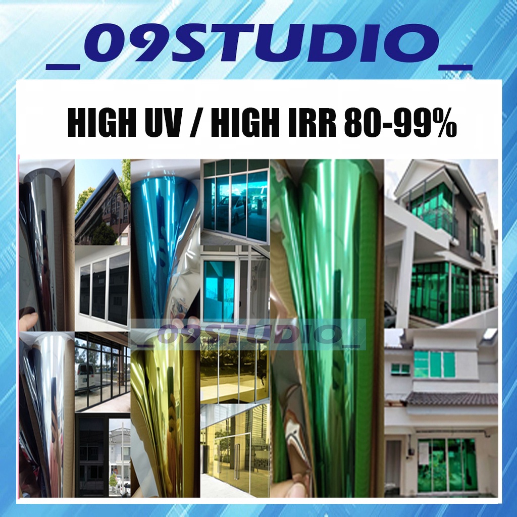 Tinted Rumah High UV Window Film / Tinted Pejabat Office / Reflective ...