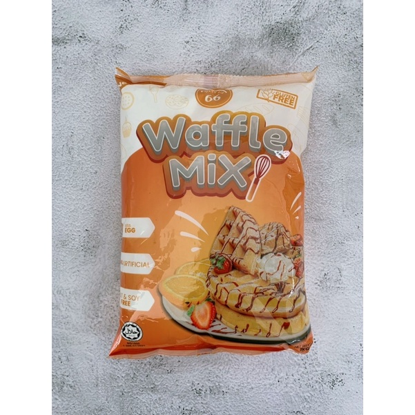 66 Waffle mix 1kg Tepung Waffle 1kg Halal | Shopee Malaysia