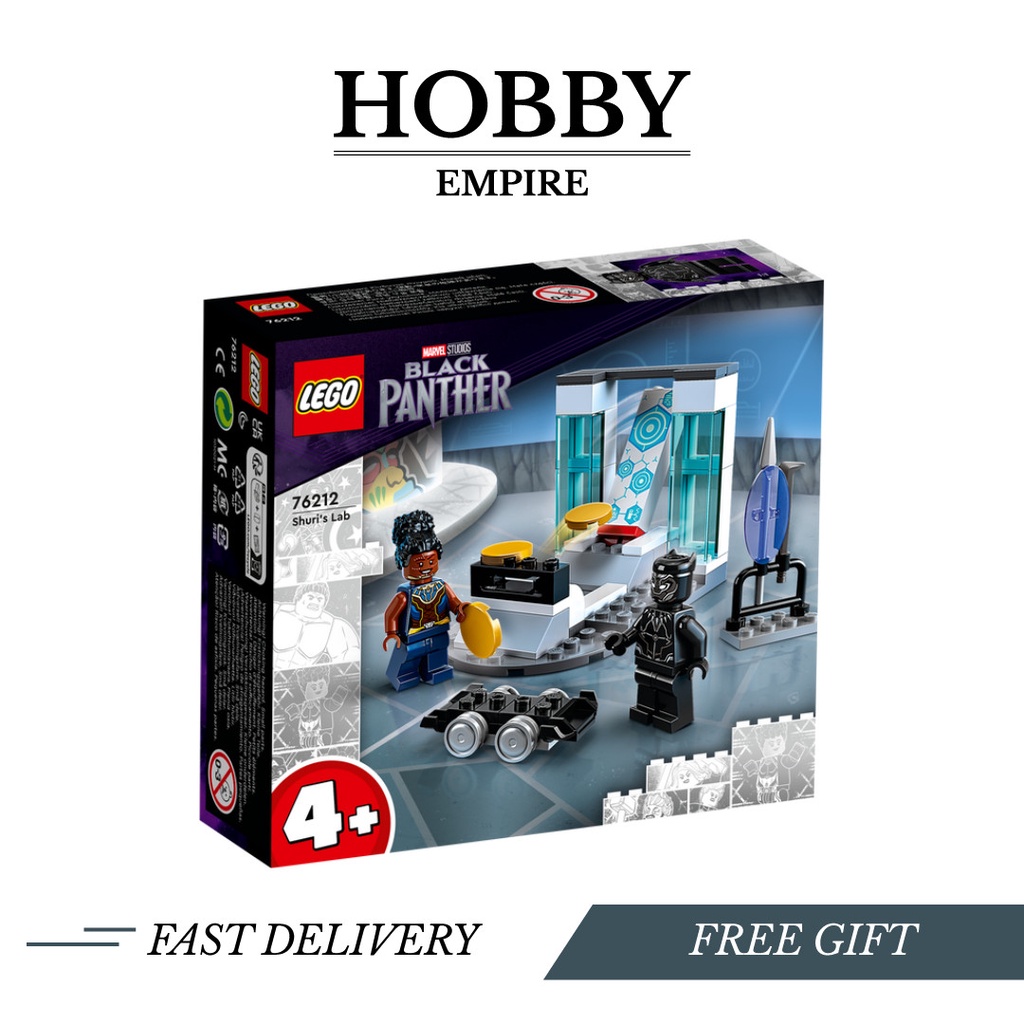 LEGO Marvel 76212 Shuri's Lab *Original LEGO + Extra Bubble Wrap ...