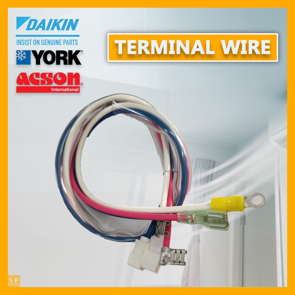 [Original] Daikin Aircond Compressor Terminal Wire / Harness Wire [Part ...