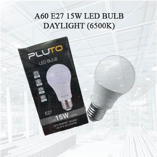 Pluto LED A60 E27 Light Bulb 15W Mentol Lampu / Energy Saving Table Lamp / Ceiling Down Light ...