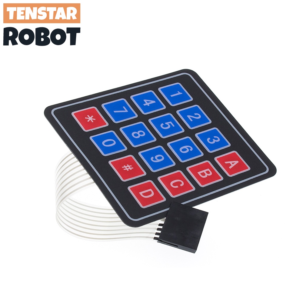 4*4 Matrix Array/Matrix Keyboard 16 Key Membrane Switch Keypad | Shopee ...