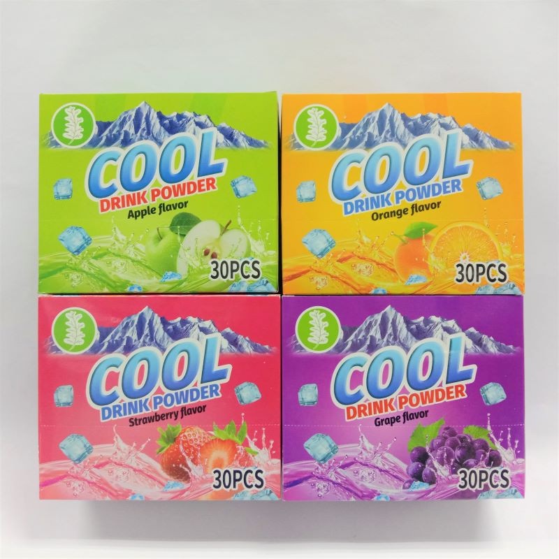 *Viral Tik Tok* Leaf 30Pcs New Pop Dringk Cool Drink Powder Mix Fruit ...