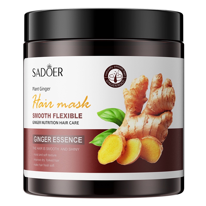 Rorec Sadoer Ginger Plant Essence Hair Mask Smooth Flexible Nutrition