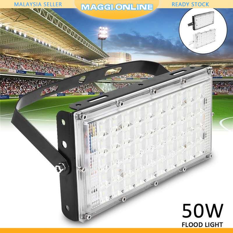 🔥READY STOCK🔥🔥Outdoor IP66 Waterproof Floodlights 50W Ultra bright LED Flood Light | Shopee Malaysia