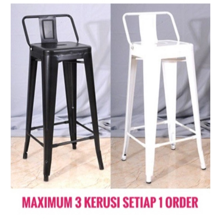 HIGH CHAIR STOOL,DINING CHAIR, KERUSI BESI, BAR CHAIR, KERUSI MAKAN ...
