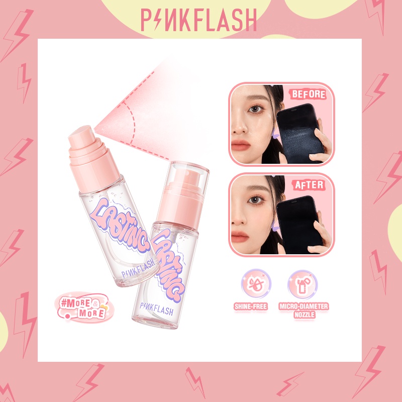 PINKFLASH #More&More Shine-free Hydrating Setting Spray Fix & Lock ...