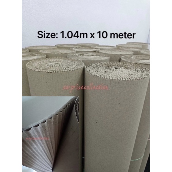 [Ready Stock] Corrugated Single Face Paper Roll / Wrap / Packaging ...