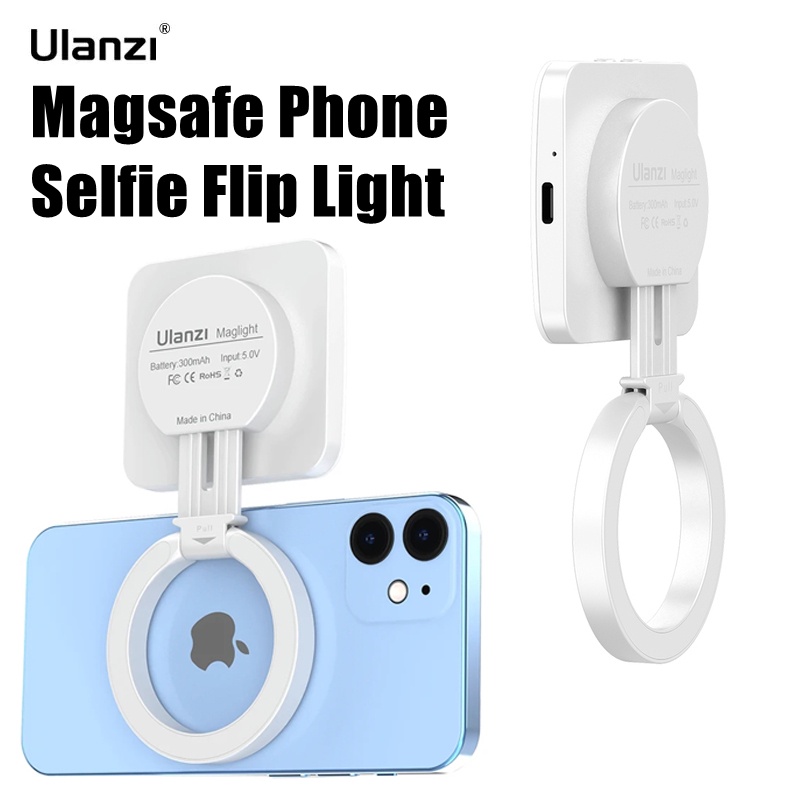 Ulanzi LT010 Smartphone Magsafe Selfie Flip Light for iPhone 13 12 Max ...