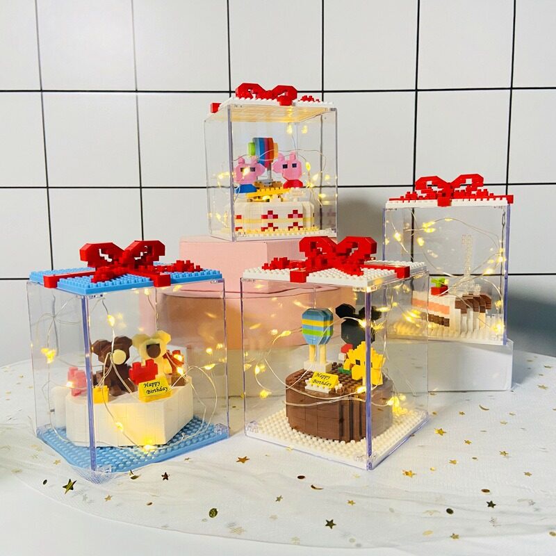 Birthday Cake Miniature Nano Block Diamond Small Particle Building ...