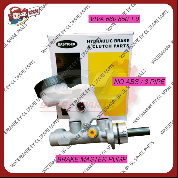 PERODUA VIVA 660 850 1.0 (NO ABS)(3 PIPE) BRAKE MASTER PUMP CYLINDER ...