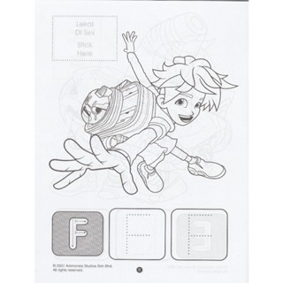 Buku Stiker Mechamato ABC Buku Mewarna Kanak Kanak Sticker Book Ladybug ...