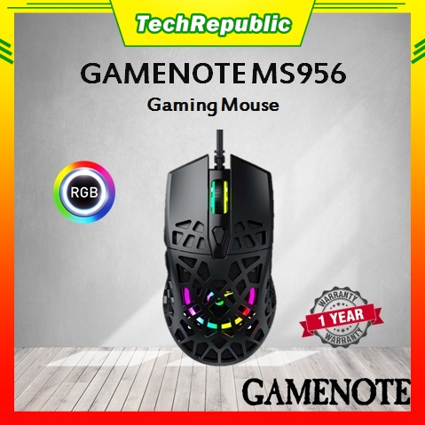 GAMENOTE GAMING MOUSE MS956 (BLACK) | Shopee Malaysia