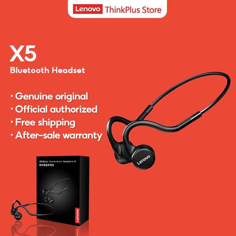 Lenovo X5 Bluetooth Headphone Bone Conduction Wireless Sports ...