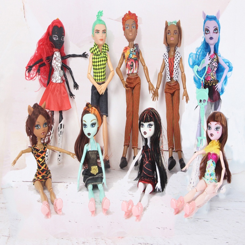 27cm Monster College Doll/Monster High School Set/opp Bag | Shopee Malaysia
