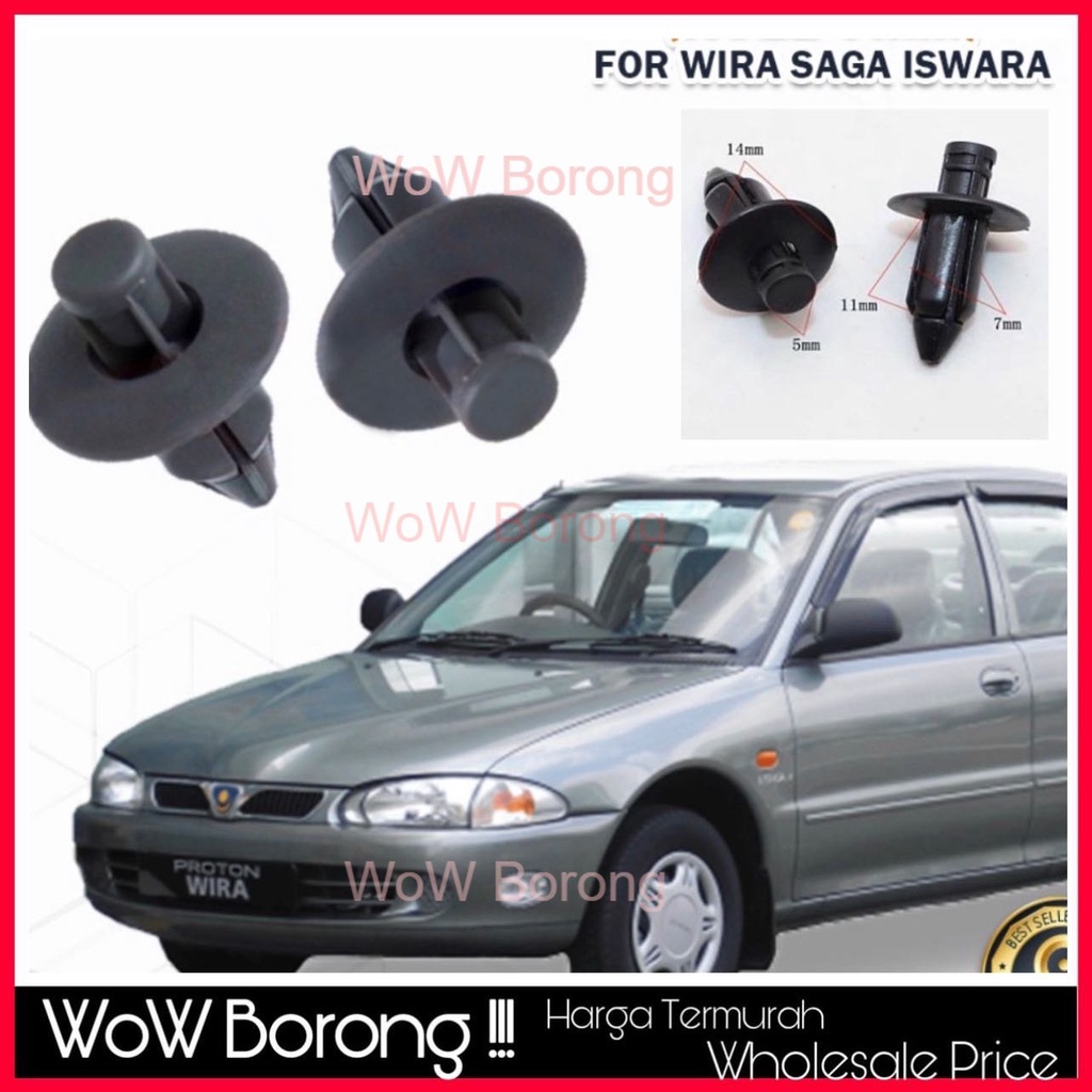 (READY STOCK WIRA BOOT CLIP/SAGA/WAJA/SATRIA DOOR BOARD/WIPER PANEL ...