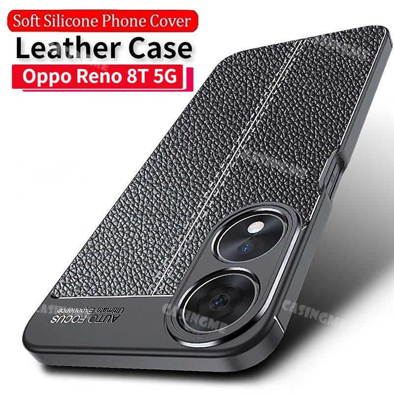 Oppo Reno 8T 5G 2023 Shockproof Soft TPU Leather Phone Case for Oppo ...
