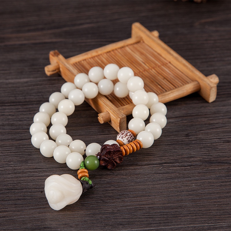 Benih bodhi putih asli jed putih gelang akar bodhi lelaki dan wanita ...