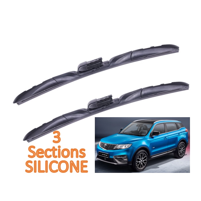 3 Section Silicone Wiper Proton X70 ( 1Pair 24Inch 17Inch ) | Shopee Malaysia