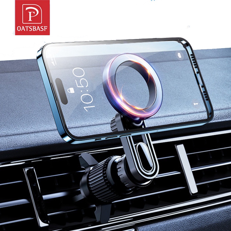 OATSBASF Magsafe Magnetic Car Air Outlet Anti-shake Mobile Phone Holder ...