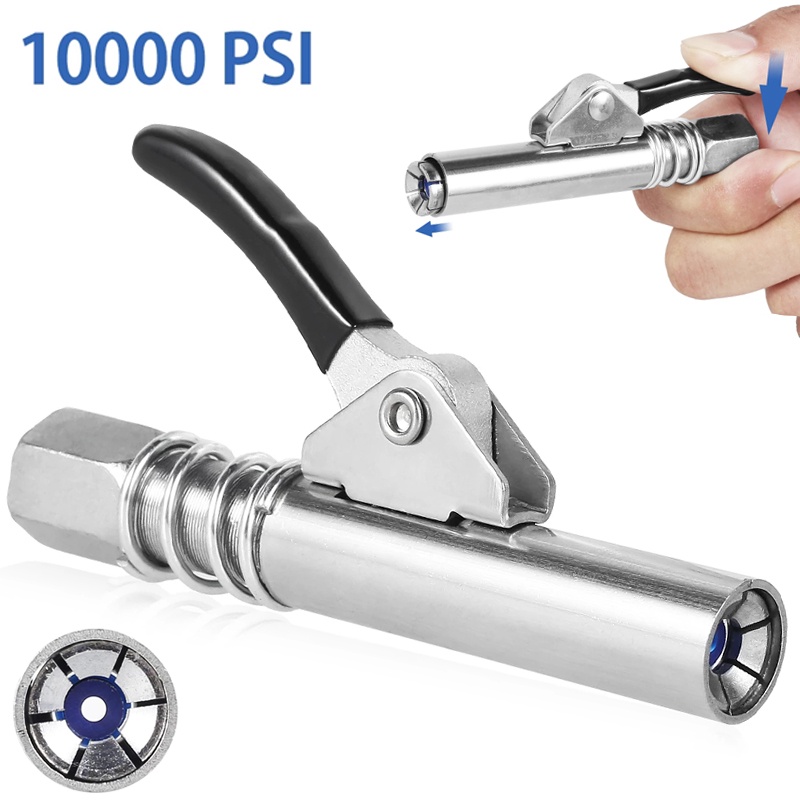 Car Grease Gun Coupler High Pressure Grease Locking Clamp Type Nozzle ...
