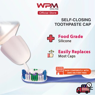 Self-Closing Toothpaste Caps Silicone Toothpaste Cap Manual Toothpaste ...