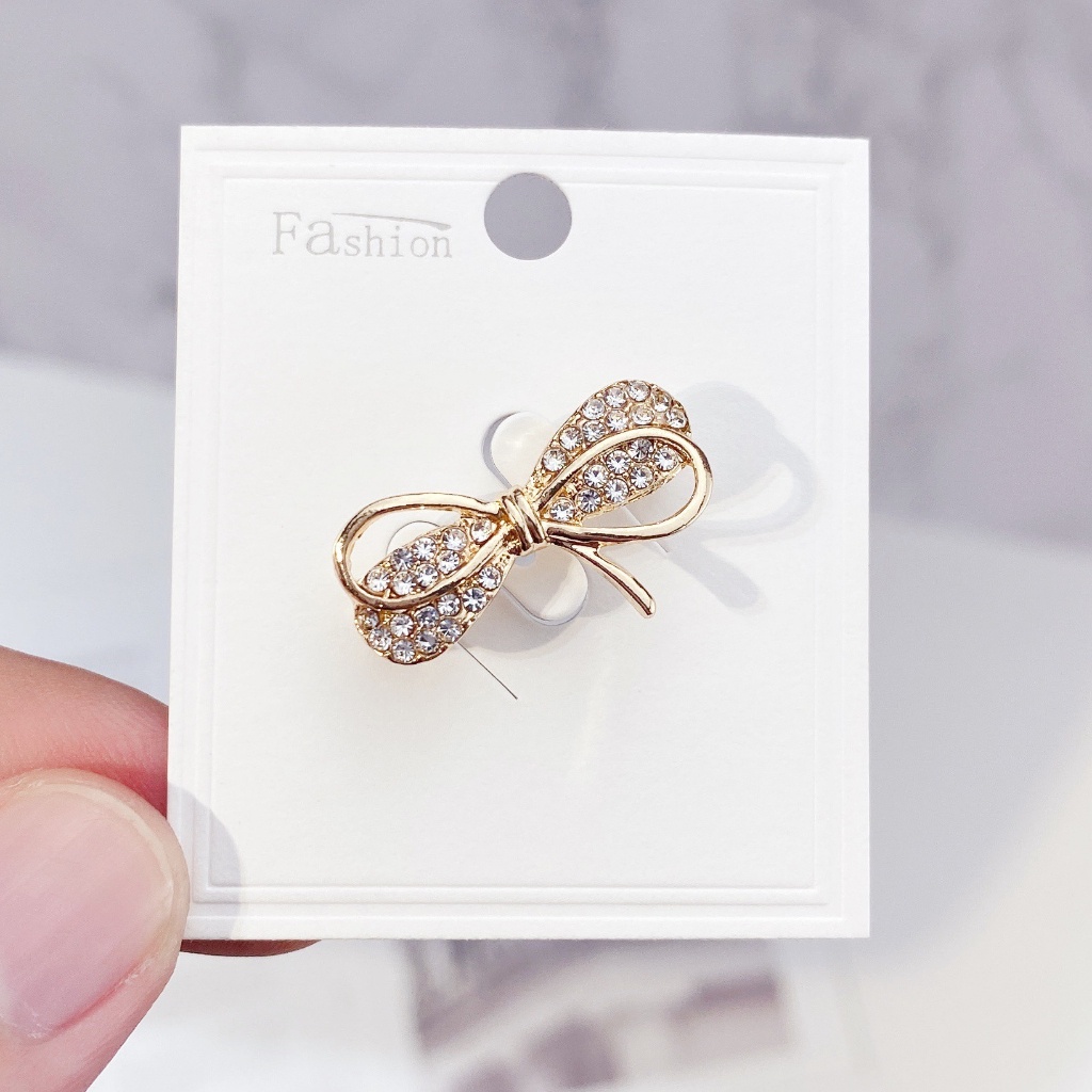 Brooch Pin Kerongsang Cantik Kebaya Muslim Ribbon Emas | Shopee Malaysia