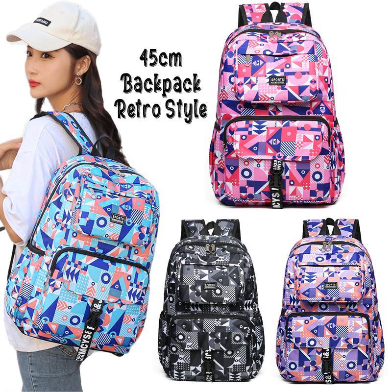 45cm Beg Laptop Waterproof Laptop Backpack Beg Sekolah Menengah Beg ...
