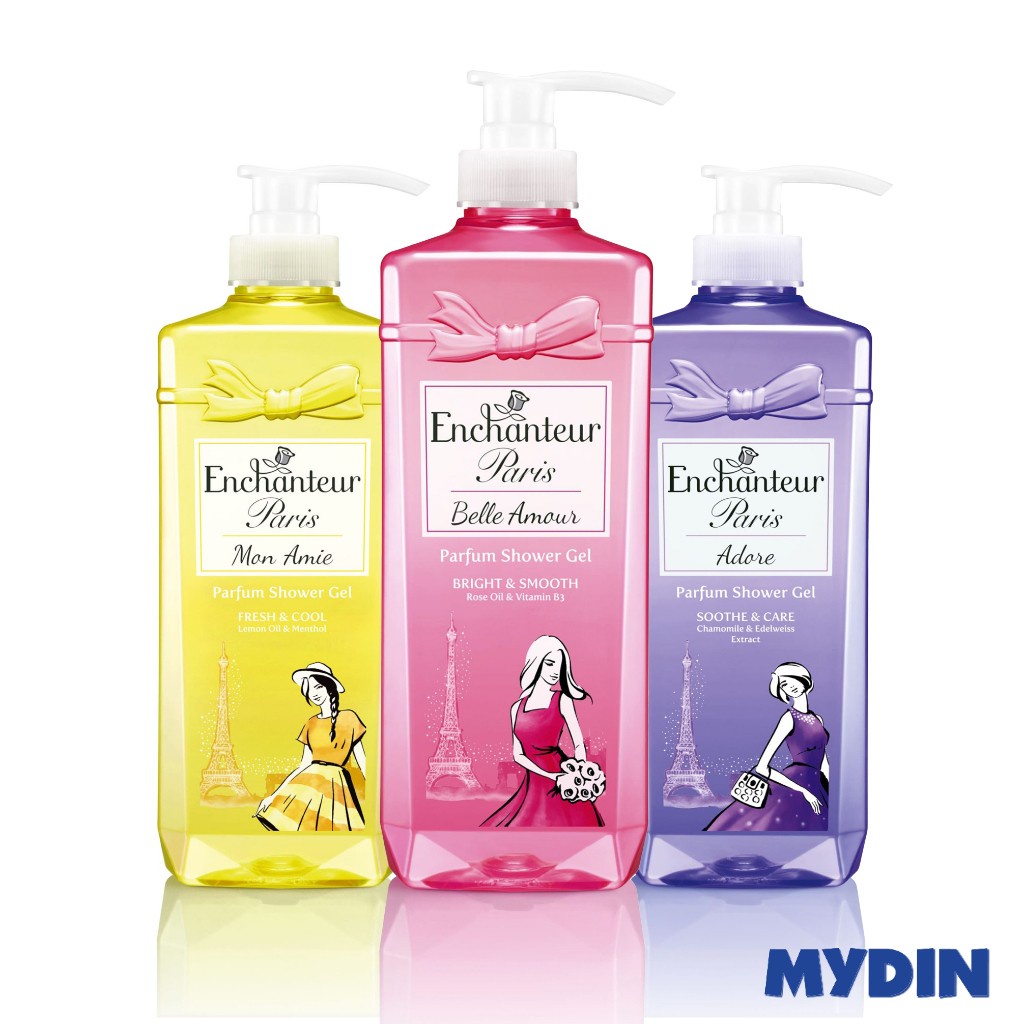 Enchanteur Paris Parfum Shower Gel 750g - 3 Variants | Shopee Malaysia