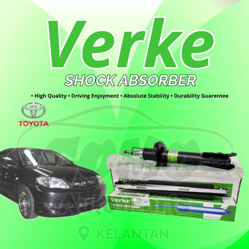 Verke Absorber - TOYOTA VIOS NCP42 02"-07" FRONT/REAR | Shopee Malaysia