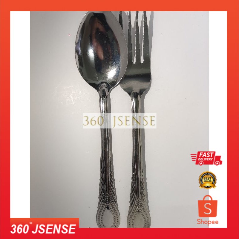 Spoon Fork 6pcs 12pcs Extra Thick 1 5mm Stainless Steel Spoon Fork