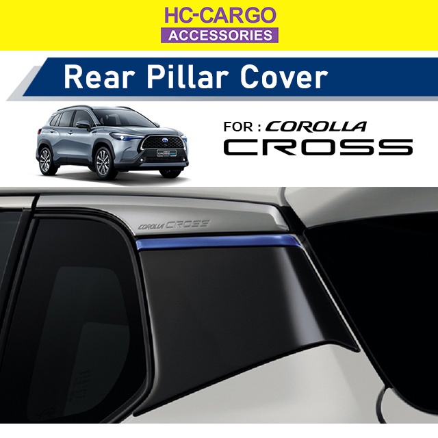 HC CARGO Toyota Corolla Cross 2020 - 2023 Rear Pillar Cover Window ...