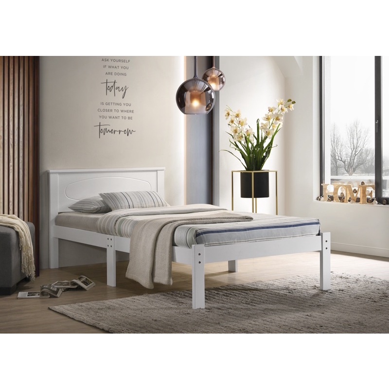FINA Wooden Bed Frame | Shopee Malaysia
