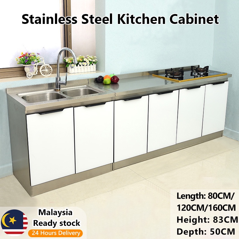 Stainless Steel Kitchen Cabinets Simple Stove Cabinet Cabinets ...