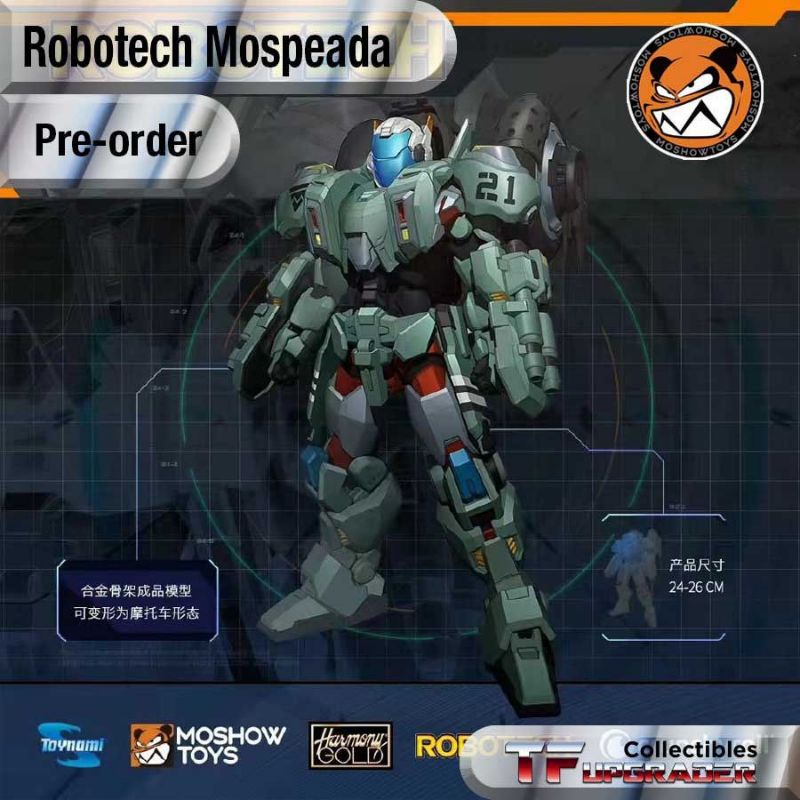[Pre-order] Moshow Toys Macross Robotech Mospeada Mecha | Shopee Malaysia