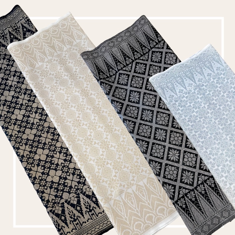 Sampin Songket Kain Songket Tenun Siaz Dewasa Siap Jahit 2 Meter