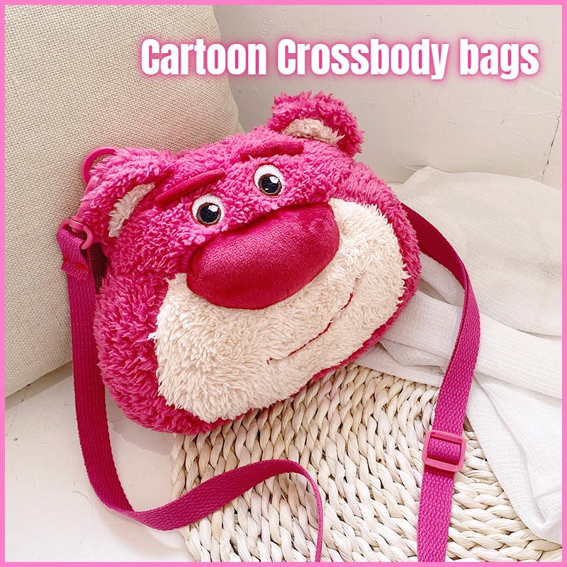 Lotso Bag Bear Bag Cartoon Crossbody&Shoulder Bag | Shopee Malaysia