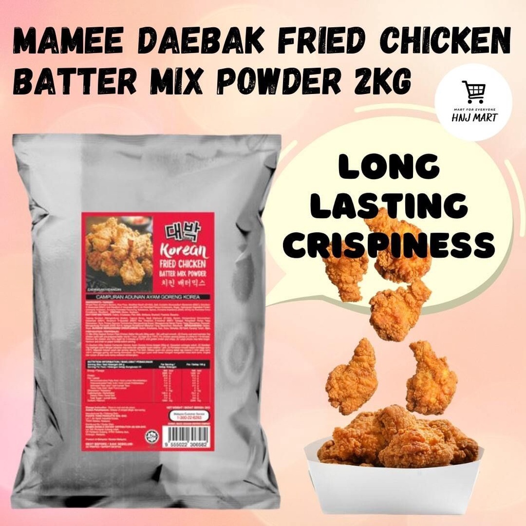 MAMEE DAEBAK FRIED CHICKEN BATTER MIX POWDER 2KG | Shopee Malaysia