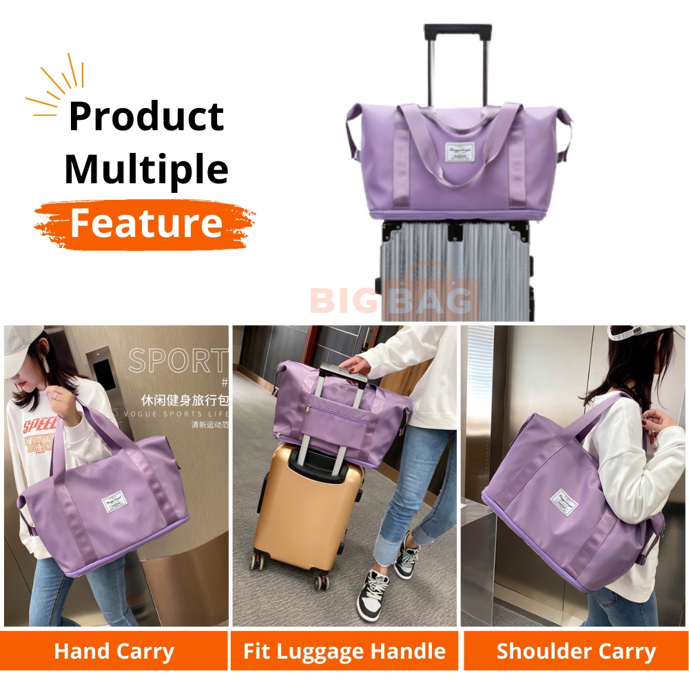 Beg Travel Bag Waterproof Beg Baju Travel Murah Beg Balik Kampung Besar ...
