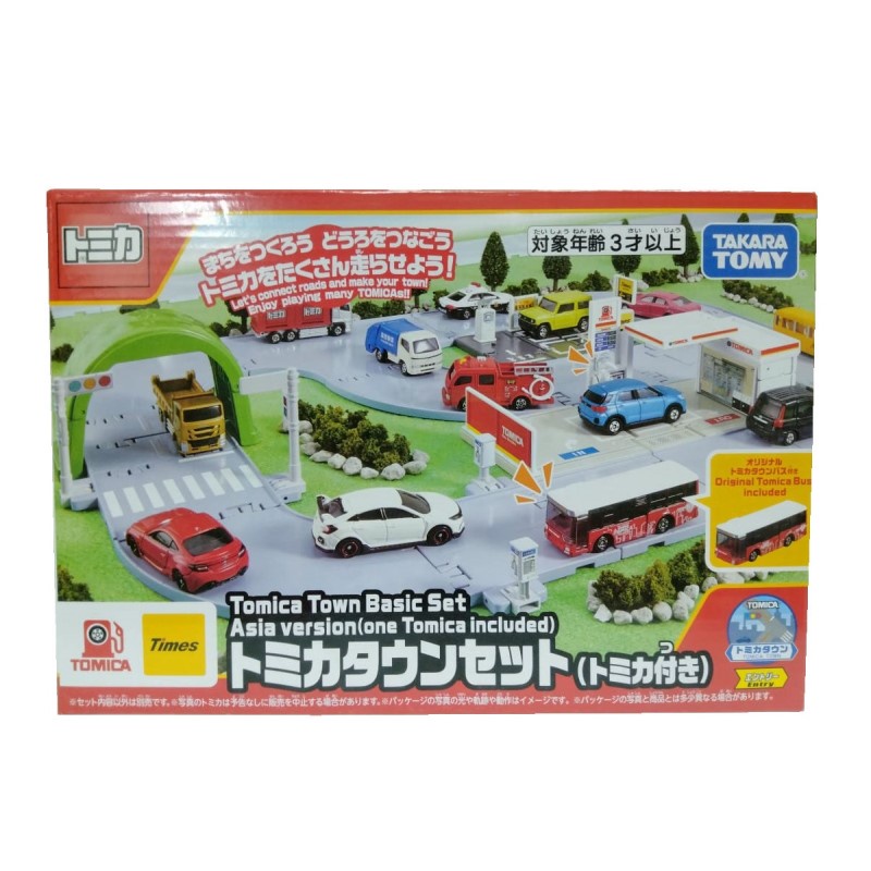Takara Tomy Tomica World Tomica Town Basic Set (w/Tomica Bus) Asia Ver ...