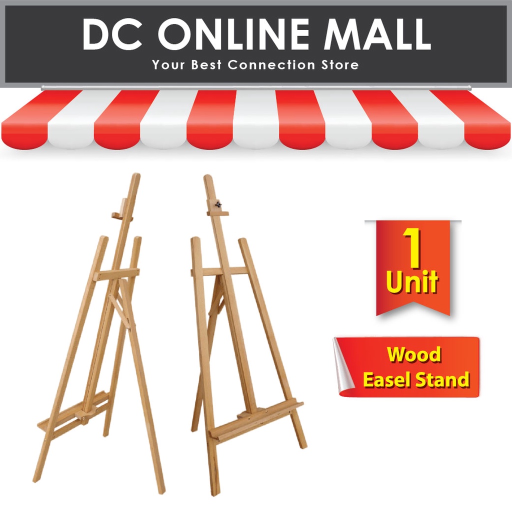 Wood Easel Stand - For Poster Board Use | Shopee Malaysia