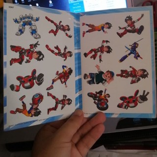 Buku Stiker Mechamato Sticker Book Ladybug Animonsta Studios Stiker ...