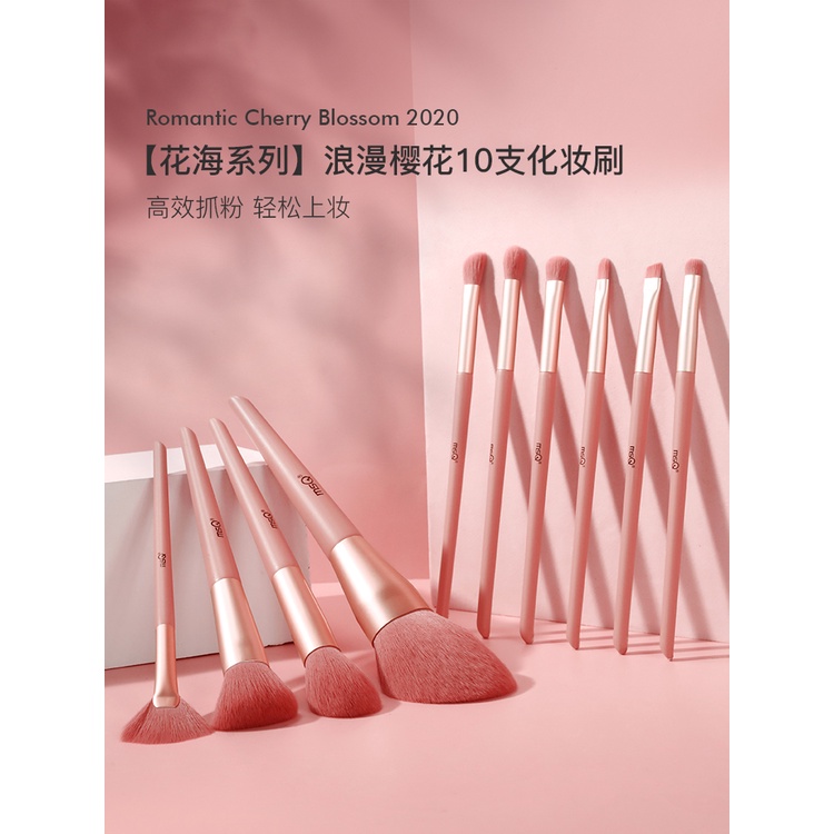 Set Berus Mekap Profesional Mudah Alih Sakura Set Lengkap Berus Pemula ...