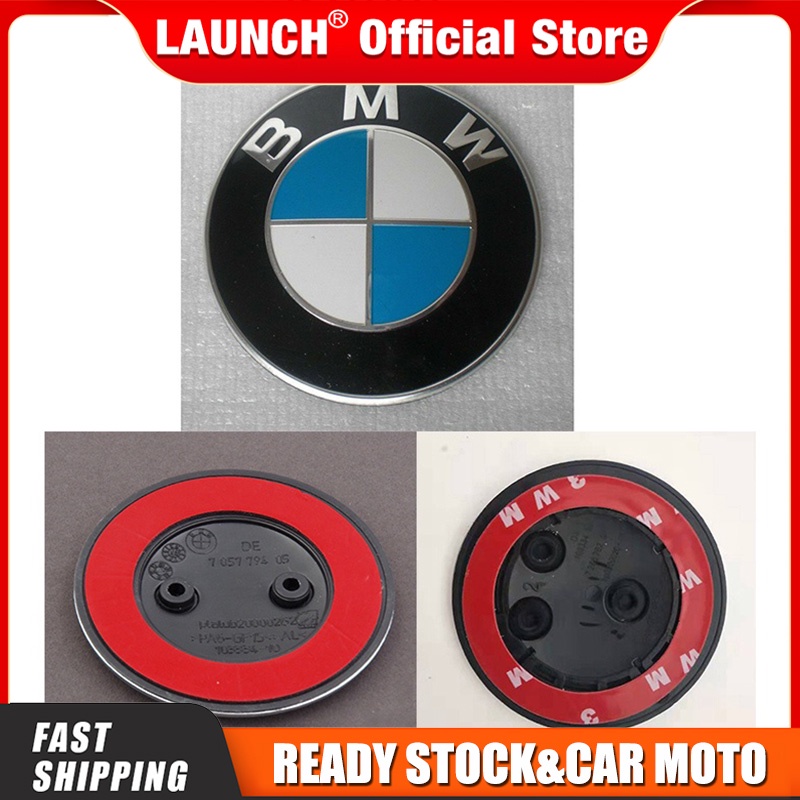 [BMW] 82mm Front Hood Rear Trunk Emblem Logo for BMW E63 E81 E87 F07 ...