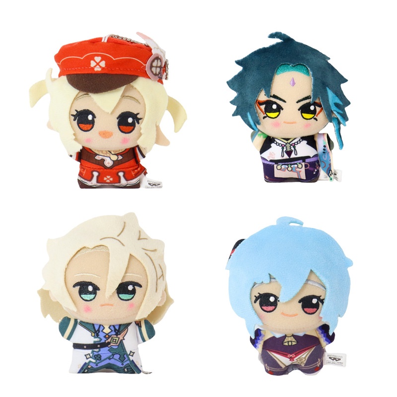 Genshin Impact 10cm Chibi Plushie Cute Character Xiao Klee Venti Diluc ...