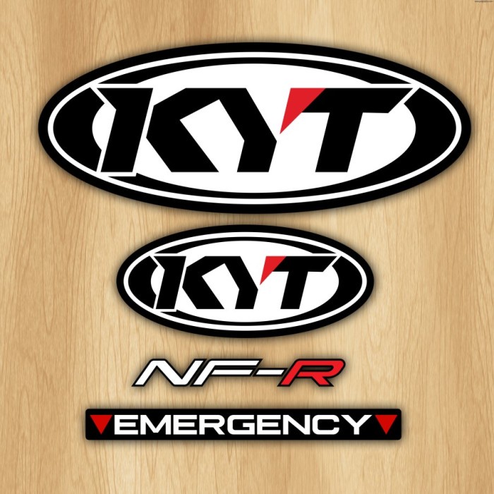 Kyt HELMET STICKER HALF FACE HELMET STICKER KYT NFR | Shopee Malaysia