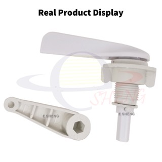 Techplas White PVC Toilet Cistern Flush Handle Front Low Lever Handle ...