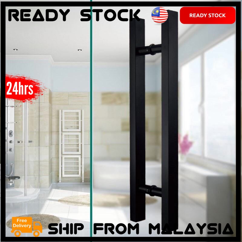For 8-12mm Window Modern Round Bar Ladder Brushed Stainless Steel ...