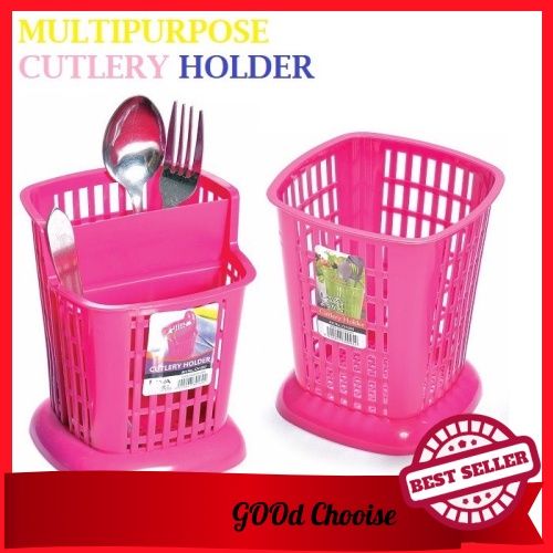 [ Local Ready Stocks ] Multipurpose Kitchen Cutlery Holder Bekas ...