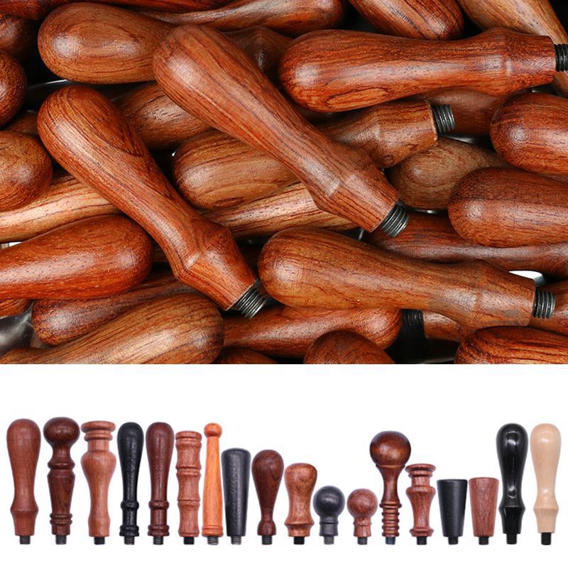 Retro Fireproof Paint Seal Handle Rosewood Fire Lacquer Seal Handle ...